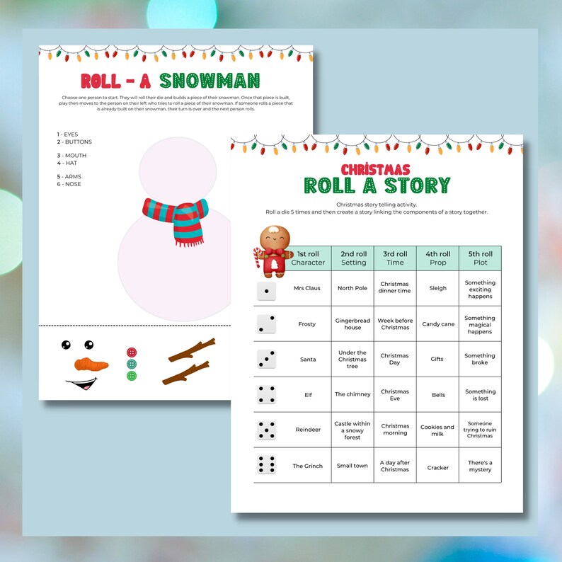 Christmas Game Bundle Printable Family Games Virtual Party - Etsy