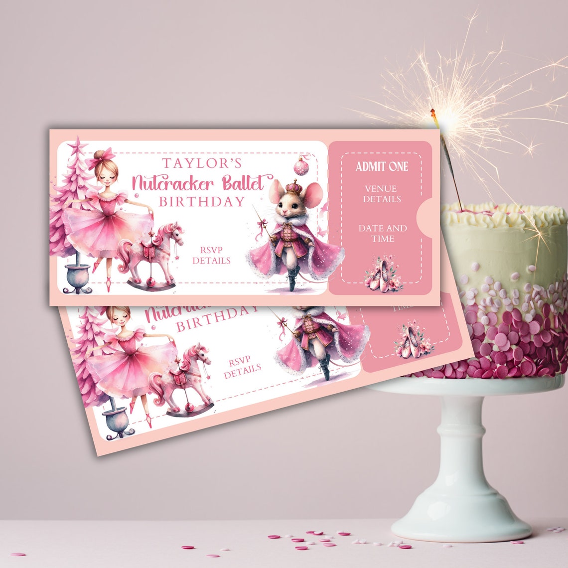 Editable Ballet Birthday Invitation, Ballet Birthday Party Invite, the ...