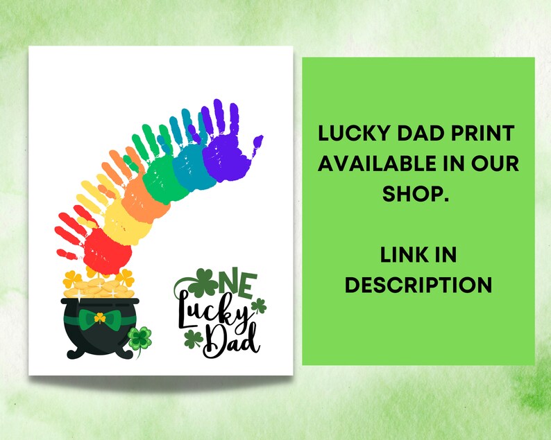 St. Patrick's Day Rainbow Handprint Craft, Pot of Gold Toddler Craft ...