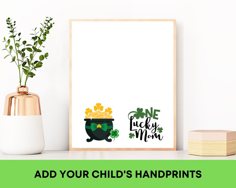 St. Patrick's Day Rainbow Handprint Craft, Pot of Gold Toddler Craft ...