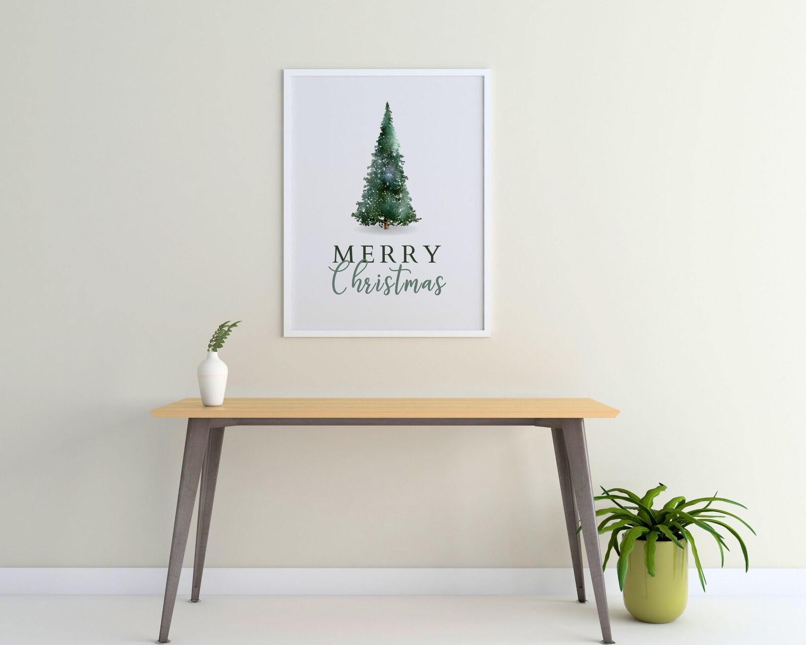 Merry Christmas Print Christmas Wall Art Christmas - Etsy