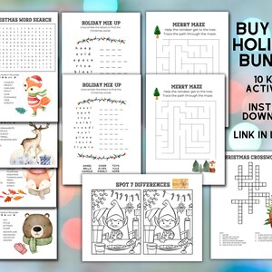 Winter Word Search / Printable Word Search / Christmas Word Search ...