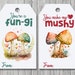 Mushroom Valentine / Printable PDF / Valentines Day Tags / Gift Tags ...