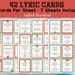 Christmas Carol Finish the Lyric Game / Printable Christmas Game ...