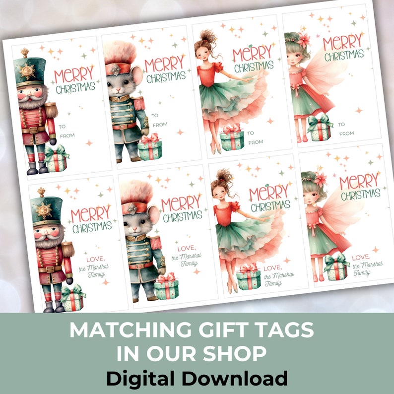 Editable Nutcracker Ticket , Personalized Nutcracker Ballet Surprise ...