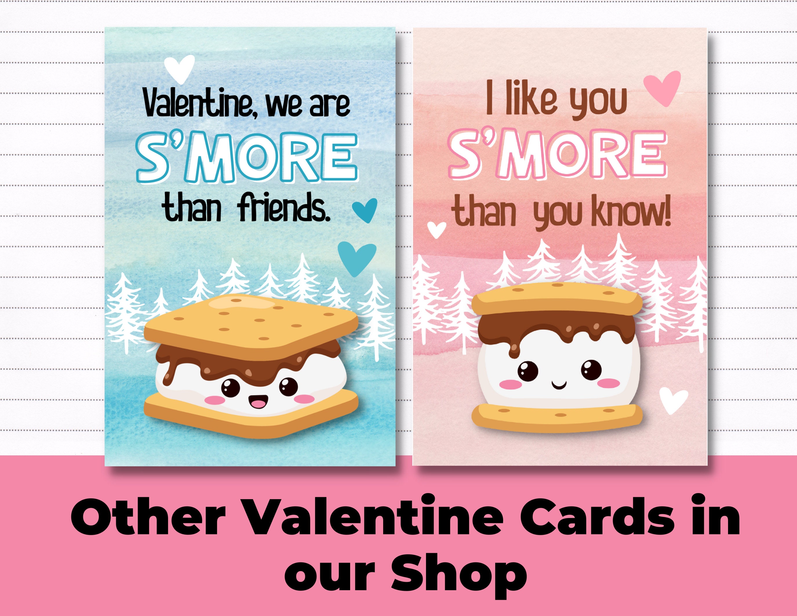 Valentine Coloring Cards / Classroom Valentine Cards / Kid - Etsy