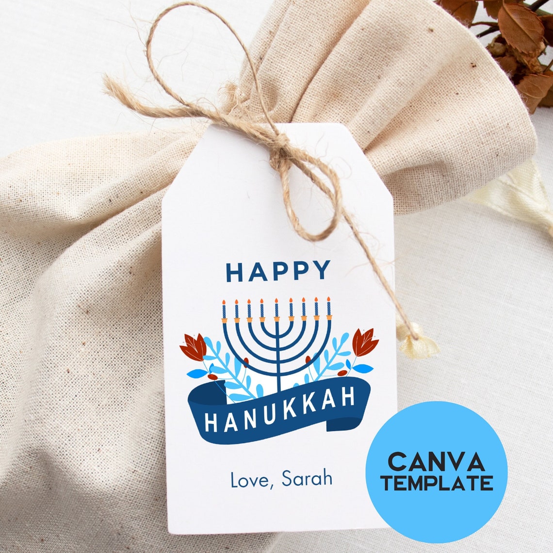 Editable Hanukkah Tags, Hanukkah Gift, Hanukkah Favor Tags, Hanukkah ...