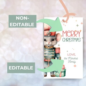 The Nutcracker Ballet, Clara Nutcracker Favor Tags, Editable Nutcracker ...