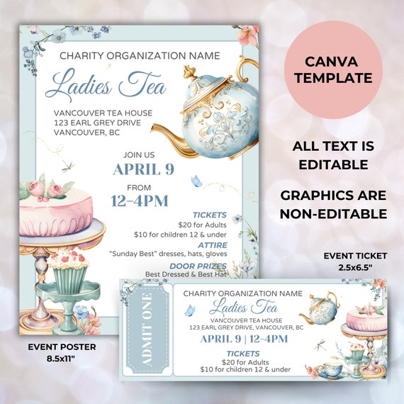 Tea Party Printable Templates