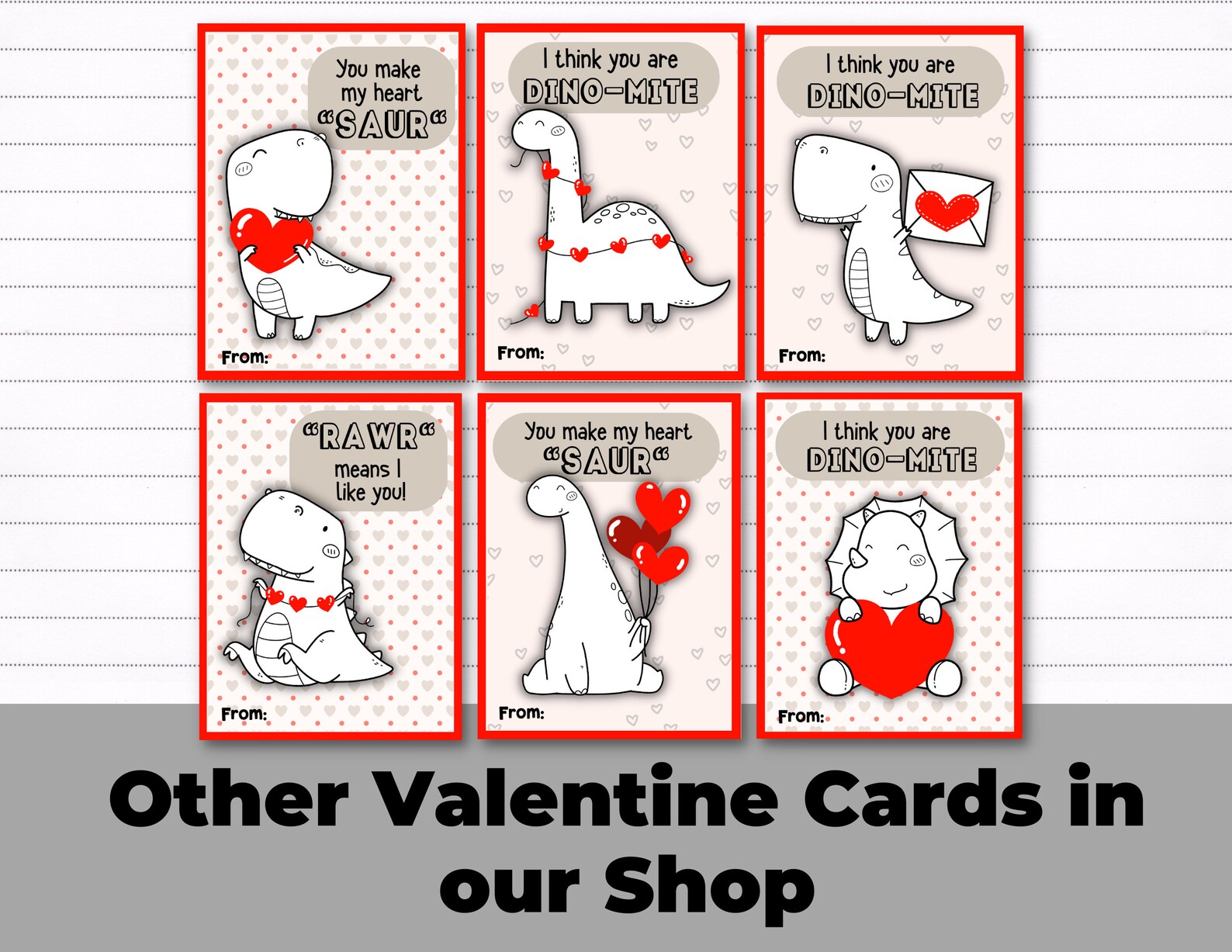 Valentine Coloring Cards / Classroom Valentine Cards / Kid - Etsy