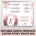 EDITABLE Easter Story Snack Mix Printable Tag Easter Bag Topper, Easter ...