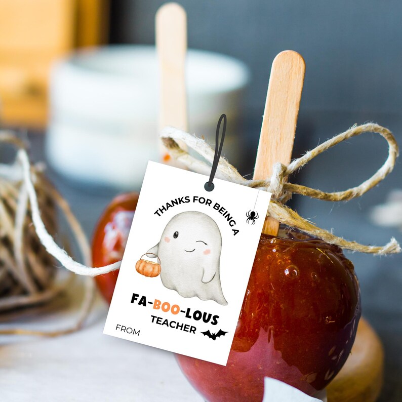 Faboolous Teacher Tag, Teacher Halloween Tags, Teacher Appreciation ...
