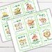 EDITABLE Frog Valentine's Day Cards SET, 12 Printable Valentines, Hoppy ...