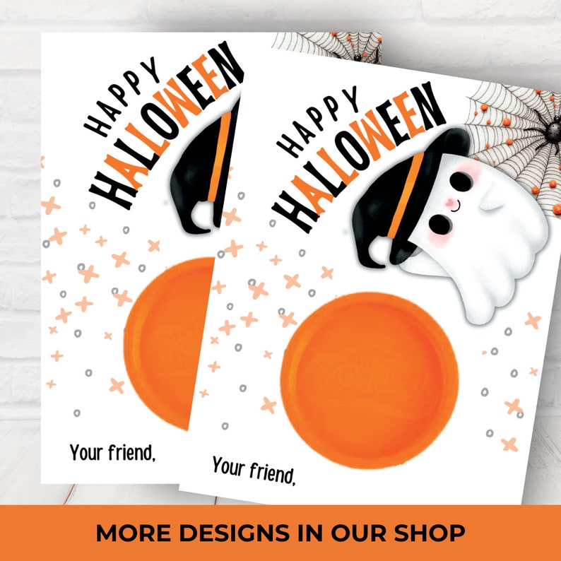 Halloween Play Doh Card Template Printable Doh Best Halloween - Etsy Canada