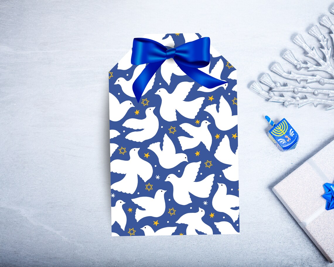 Editable Hanukkah Tags, Hanukkah Gift, Hanukkah Favor Tags, Hanukkah ...