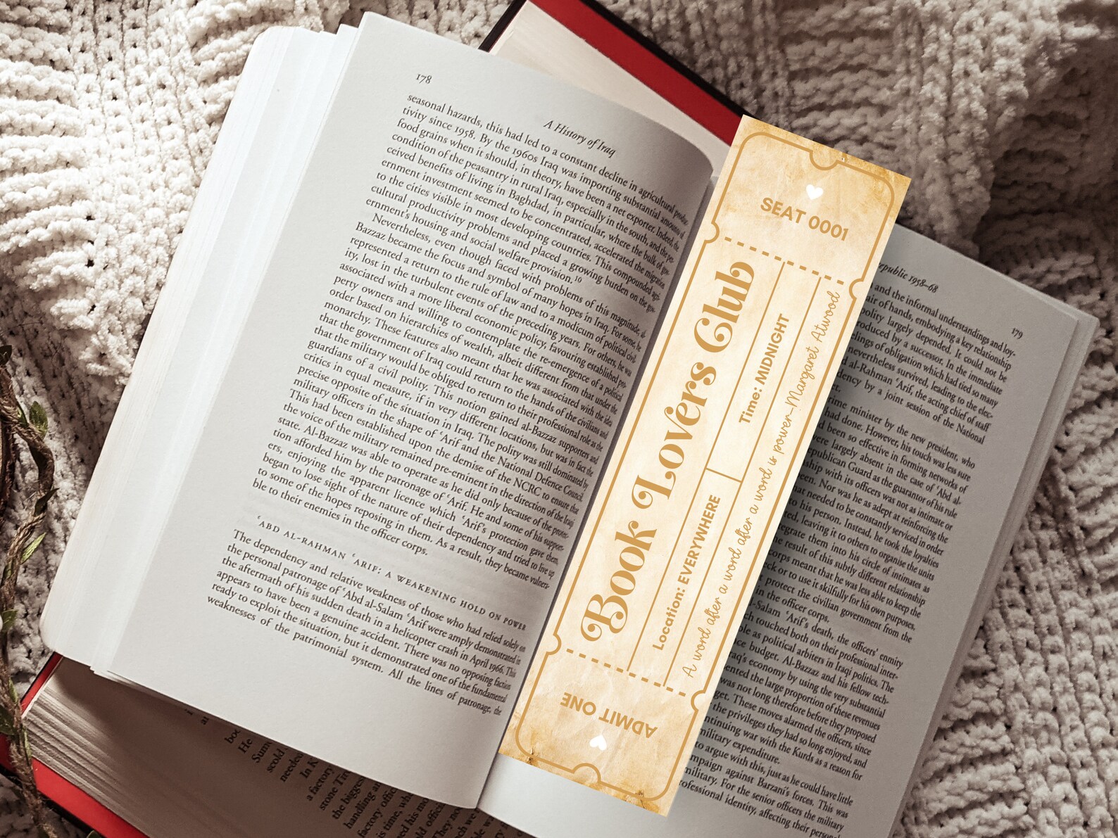 Book Lovers Club Bookmark Gift for Book Lover Book Club - Etsy Canada