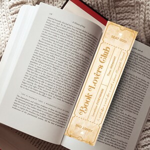 Book Lovers Club Bookmark, Gift for Book Lover, Book Club, Feminist ...