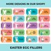 Printable Easter Egg Tokens, Easter Egg Filler Coupons, Easter Coupons ...