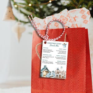 Story of Christmas Snack Mix, Nativity Legend Tags, Christmas Recipe ...