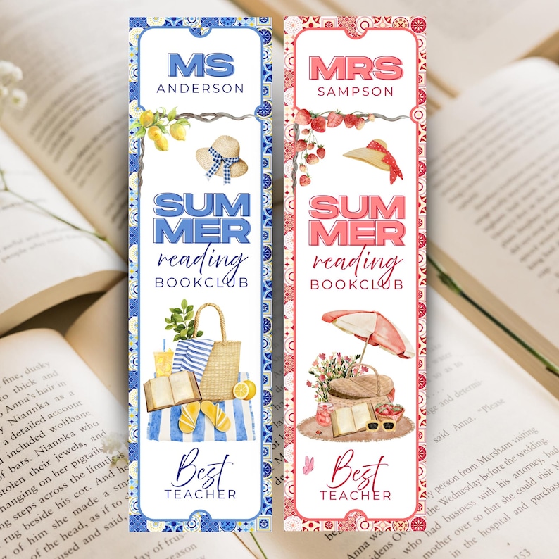 Printable Bookmarks for Teachers, End of the Year Teacher Gift ...