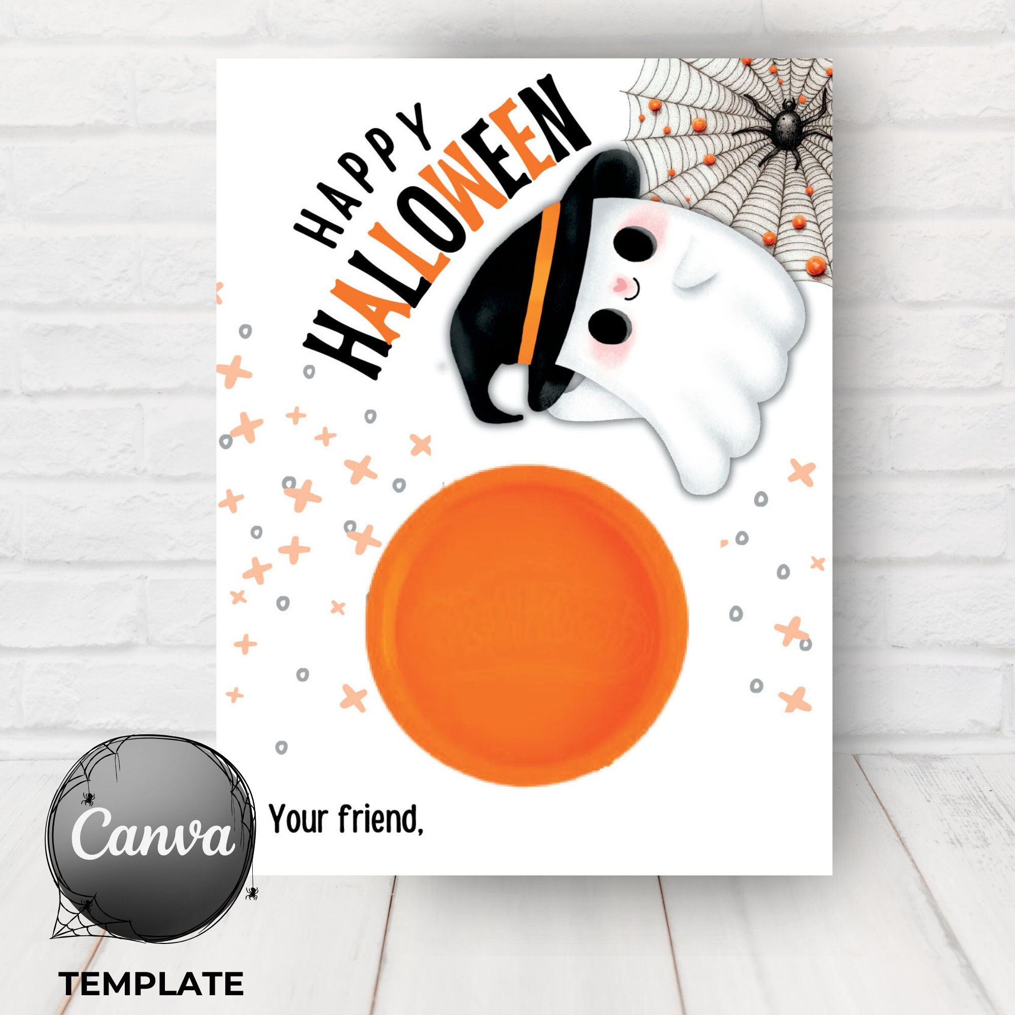 Editable Halloween Play Doh Card Template, Printable Doh Best Halloween ...