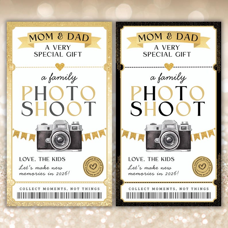 Photo Shoot Ticket Template Canva, Surprise Photo Session, Photography ...