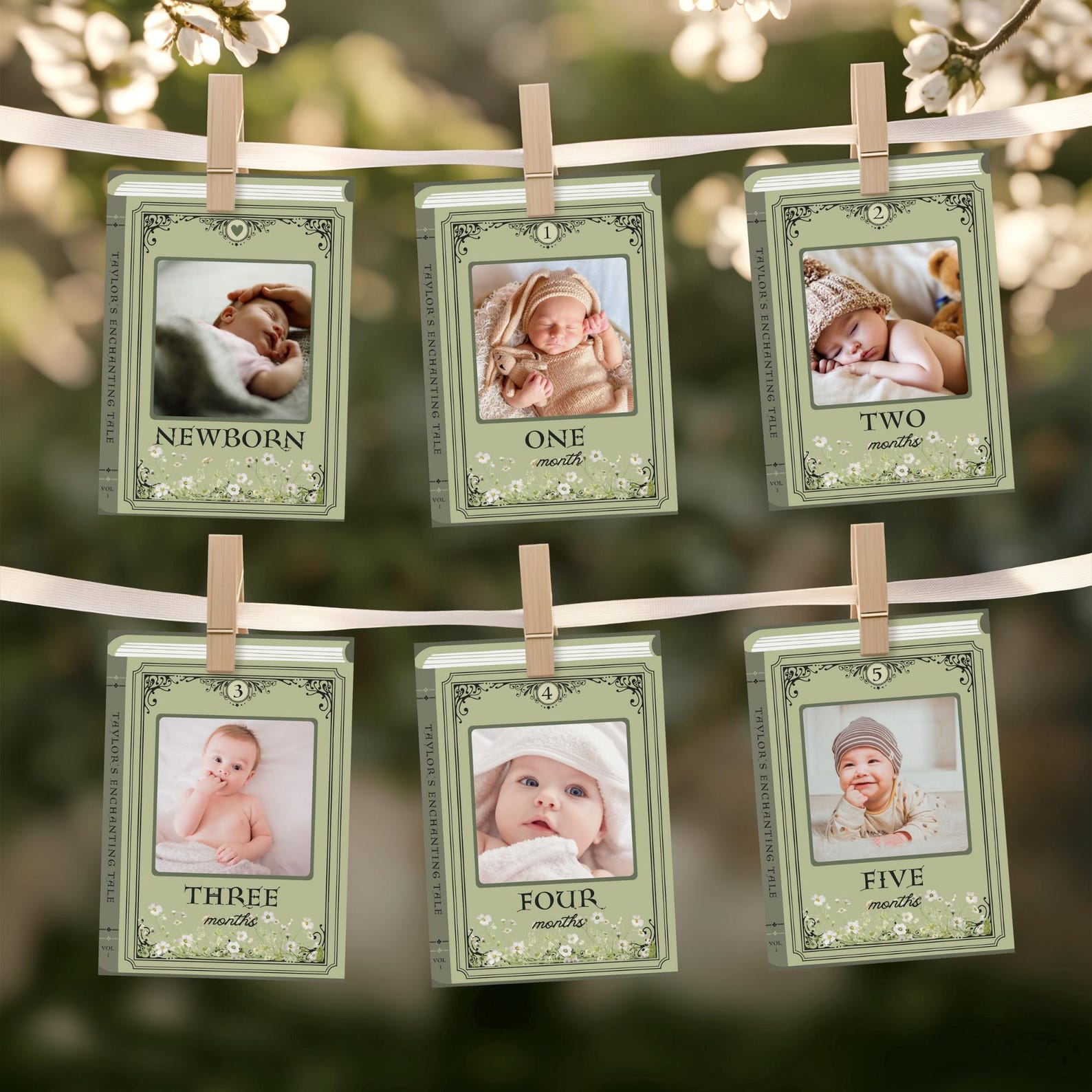One for the Books High Chair Banner, 1st Photo Banner, Book Birthday ...