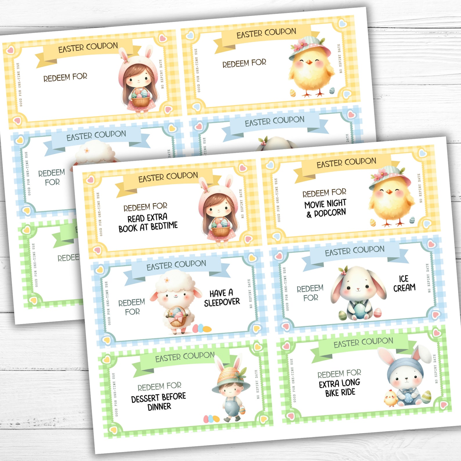 Editable Printable Easter Bunny Bucks, Easter Coupon Printable ...