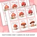 Printable Mushroom Valentine Tags, Kids Valentines, Mushroom Tags for ...