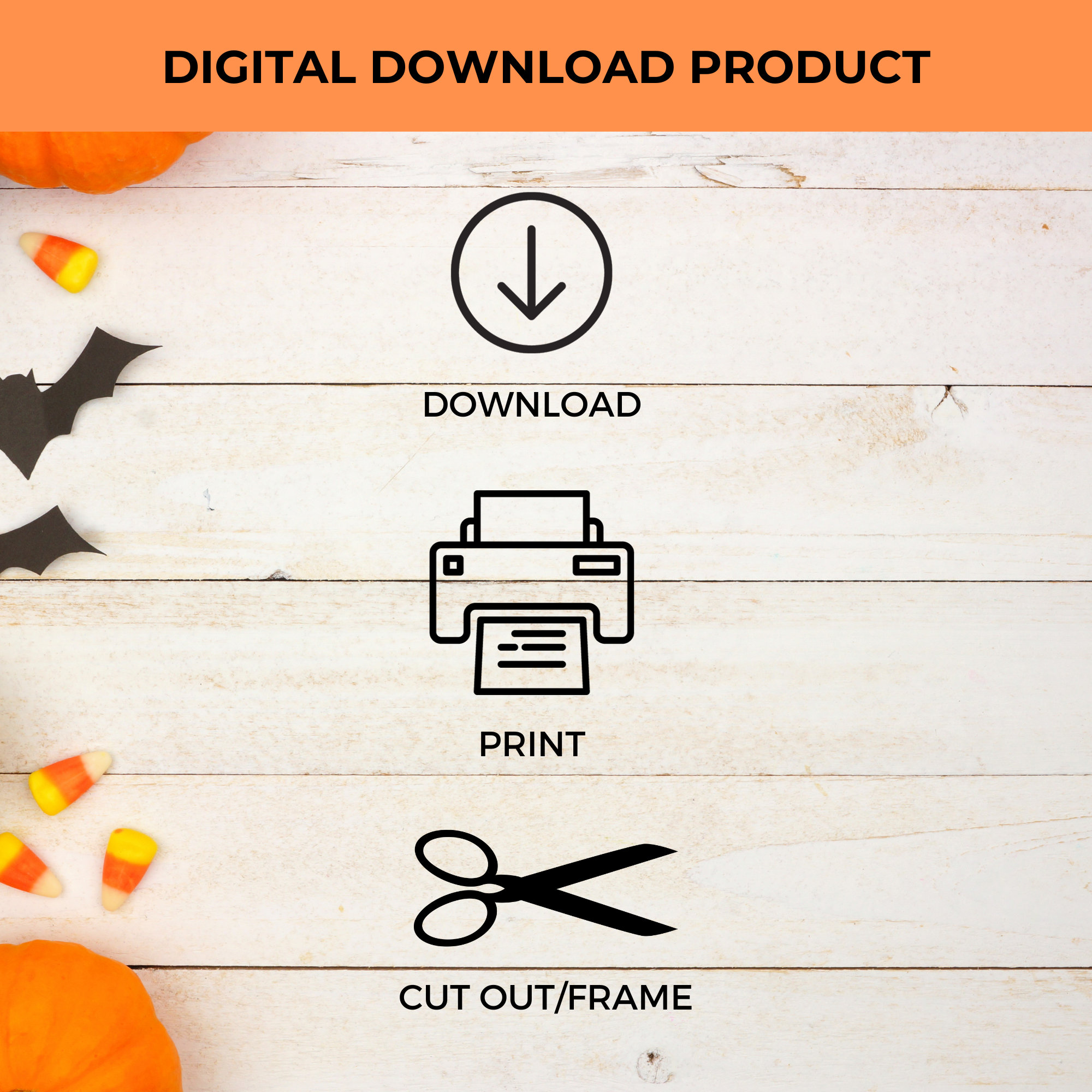 Please Take One Sign Halloween Printable Out of Candy Sign - Etsy