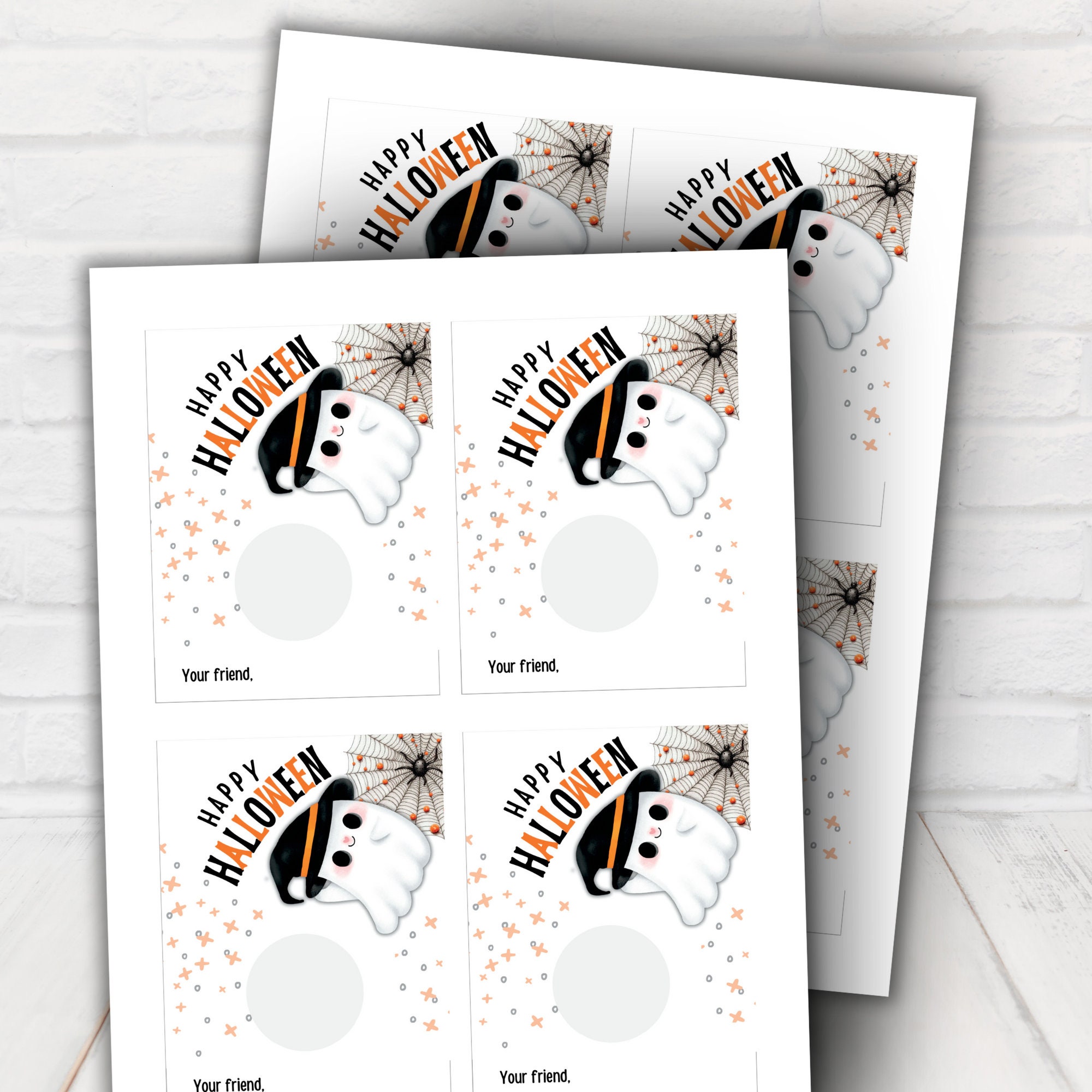 Editable Halloween Play Doh Card Template, Printable Doh Best Halloween ...