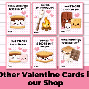 Valentine Coloring Cards / Classroom Valentine Cards / Kid Valentine ...