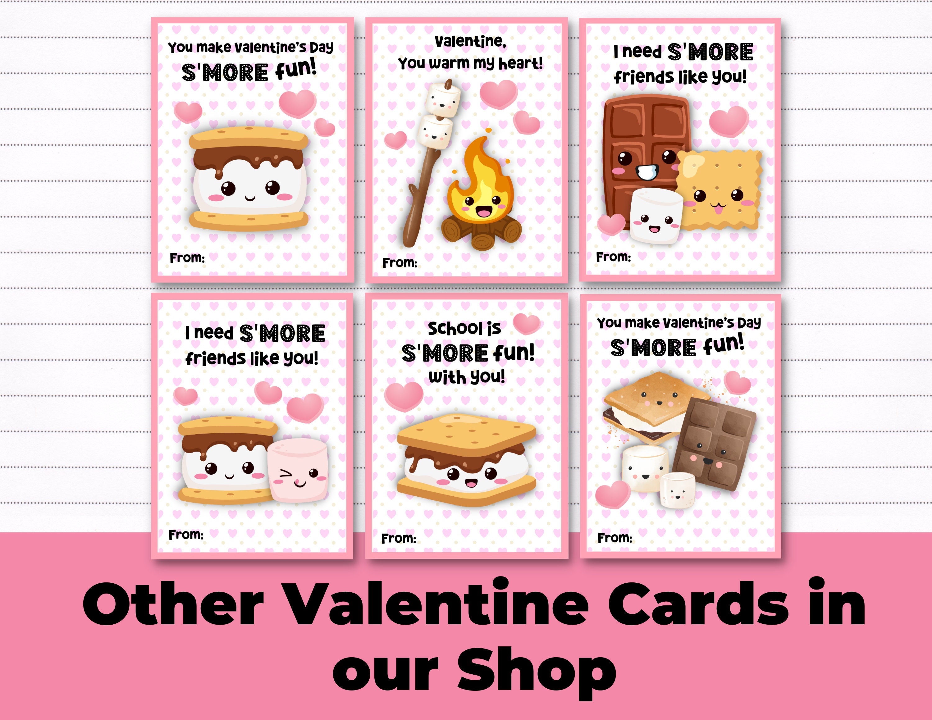 Valentine Coloring Cards / Classroom Valentine Cards / Kid - Etsy