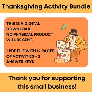 BUNDLE Thanksgiving I Spy Coloring Page, Kids Coloring, Thanksgiving ...