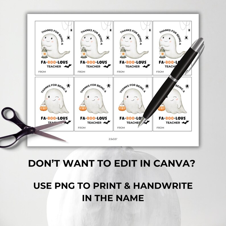 Faboolous Teacher Tag, Teacher Halloween Tags, Teacher Appreciation ...