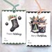 Editable Gothic Christmas Tags, Printable Black Christmas Gift Tags ...