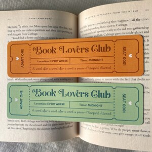 Book Lovers Club Bookmark, Gift for Book Lover, Book Club, Feminist ...