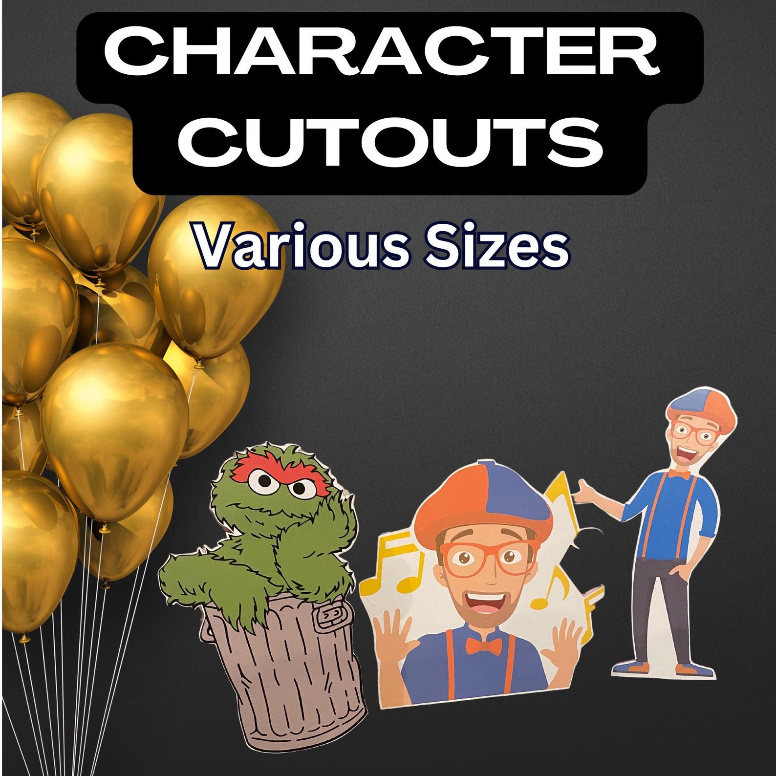 Cutouts, Character Cutouts, Foamboard Characters, Prints, Custom ...