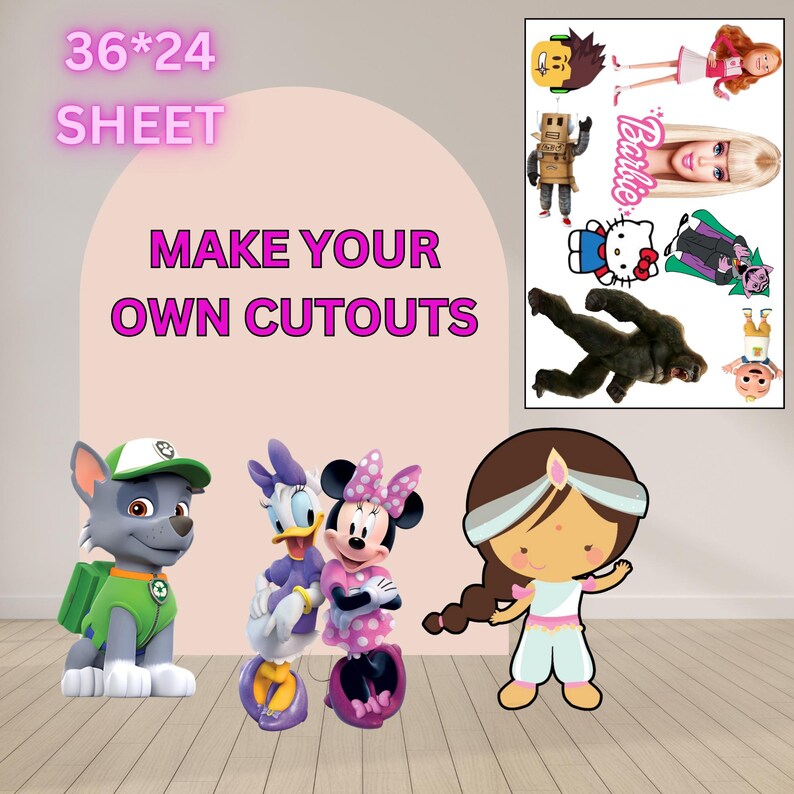 Character Cutouts, Cutouts, Foam Board Cutouts, Custom Cutouts, Foam ...
