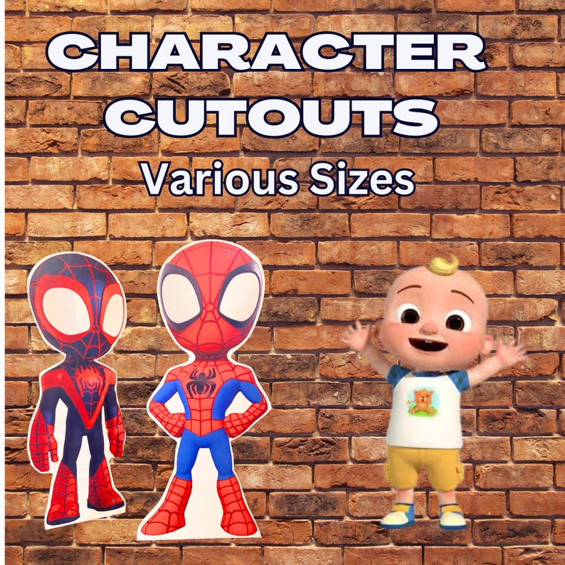 Cutouts, Character Cutouts, Foamboard Characters, Prints, Custom ...