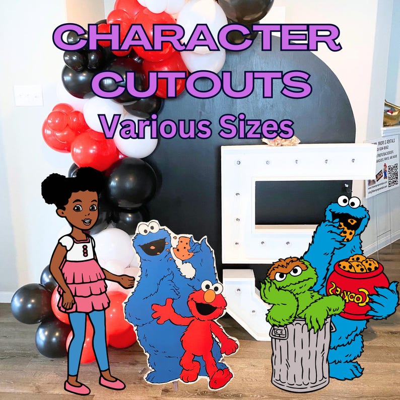 Cutouts, Character Cutouts, Foamboard Characters, Prints, Custom ...