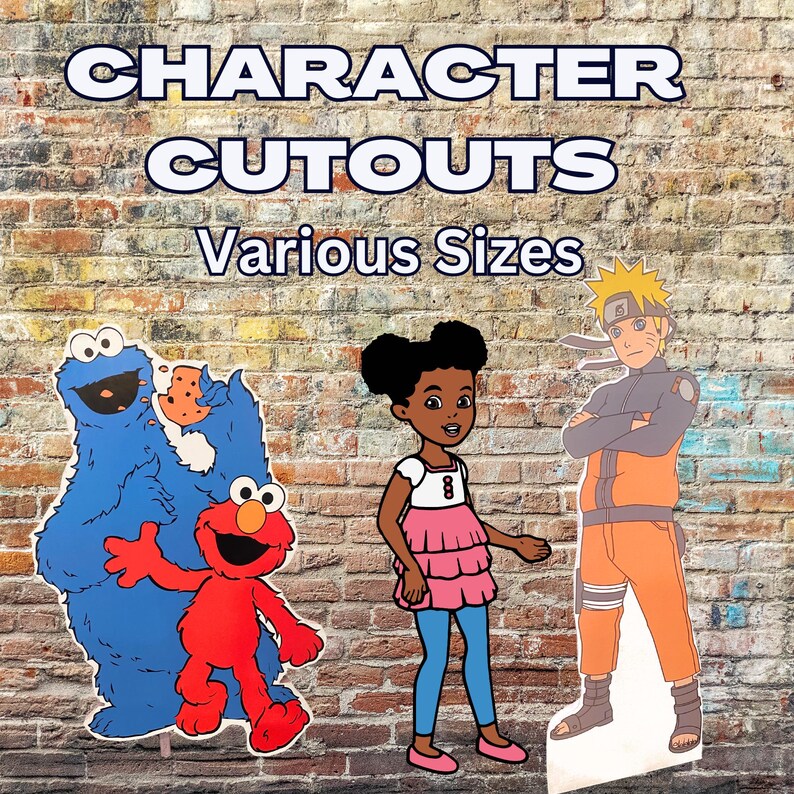 Cutouts, Character Cutouts, Foamboard Characters, Prints, Custom ...