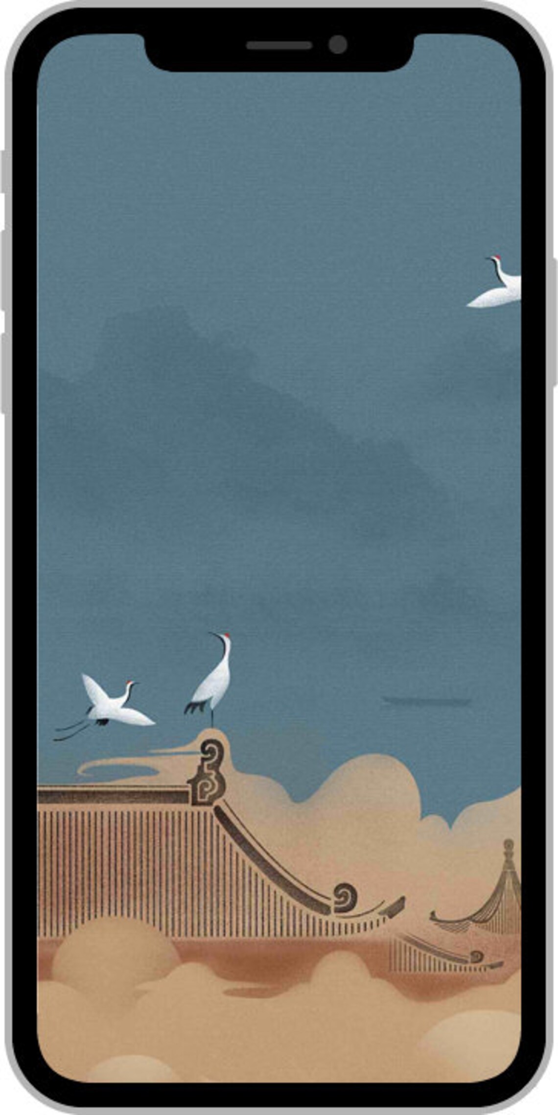 Iphone/android Smart Phone Digital Wallpaper, Traditional Chinese ...