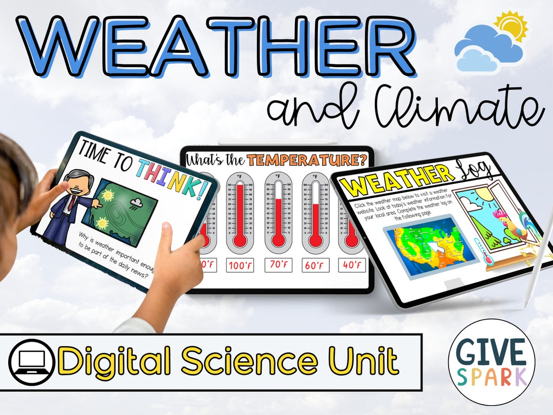 Homeschool-friendly Digital Weather & Climate Unit | 3rd Grade | Google ...