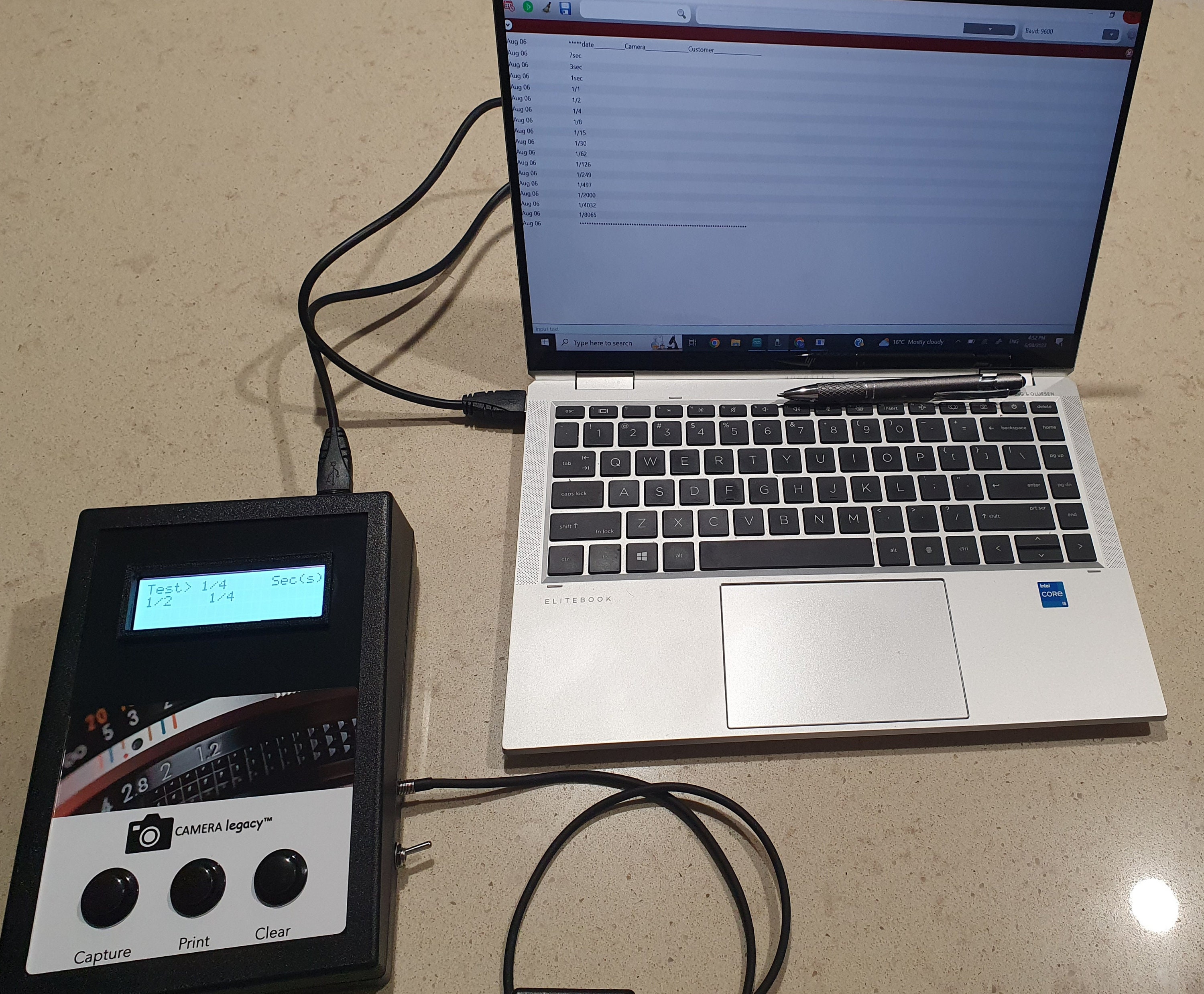 Film Camera Shutter Speed Tester USB Connected - Etsy Australia