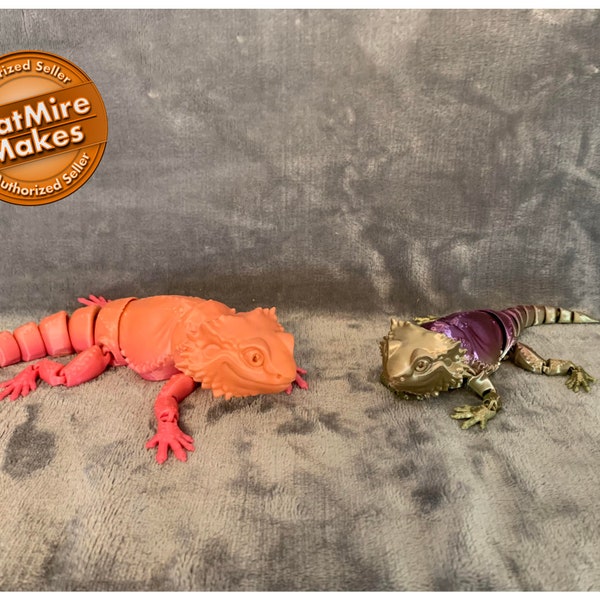 Bearded Dragon 3d Print File - Etsy