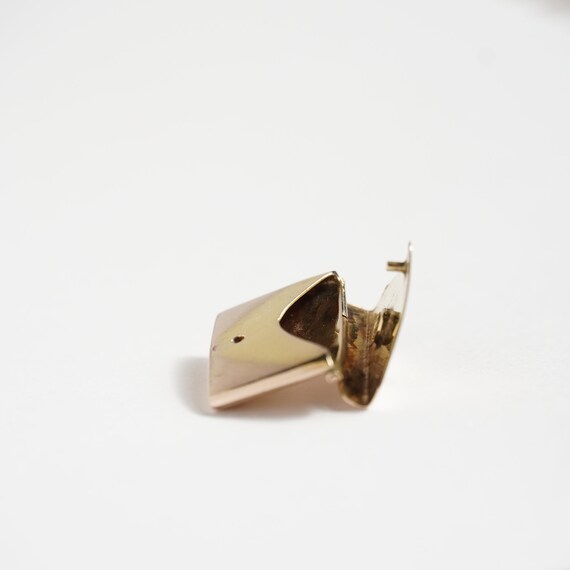 Antique 9ct Rose Gold Opening Envelope Charm Pendant … - Gem