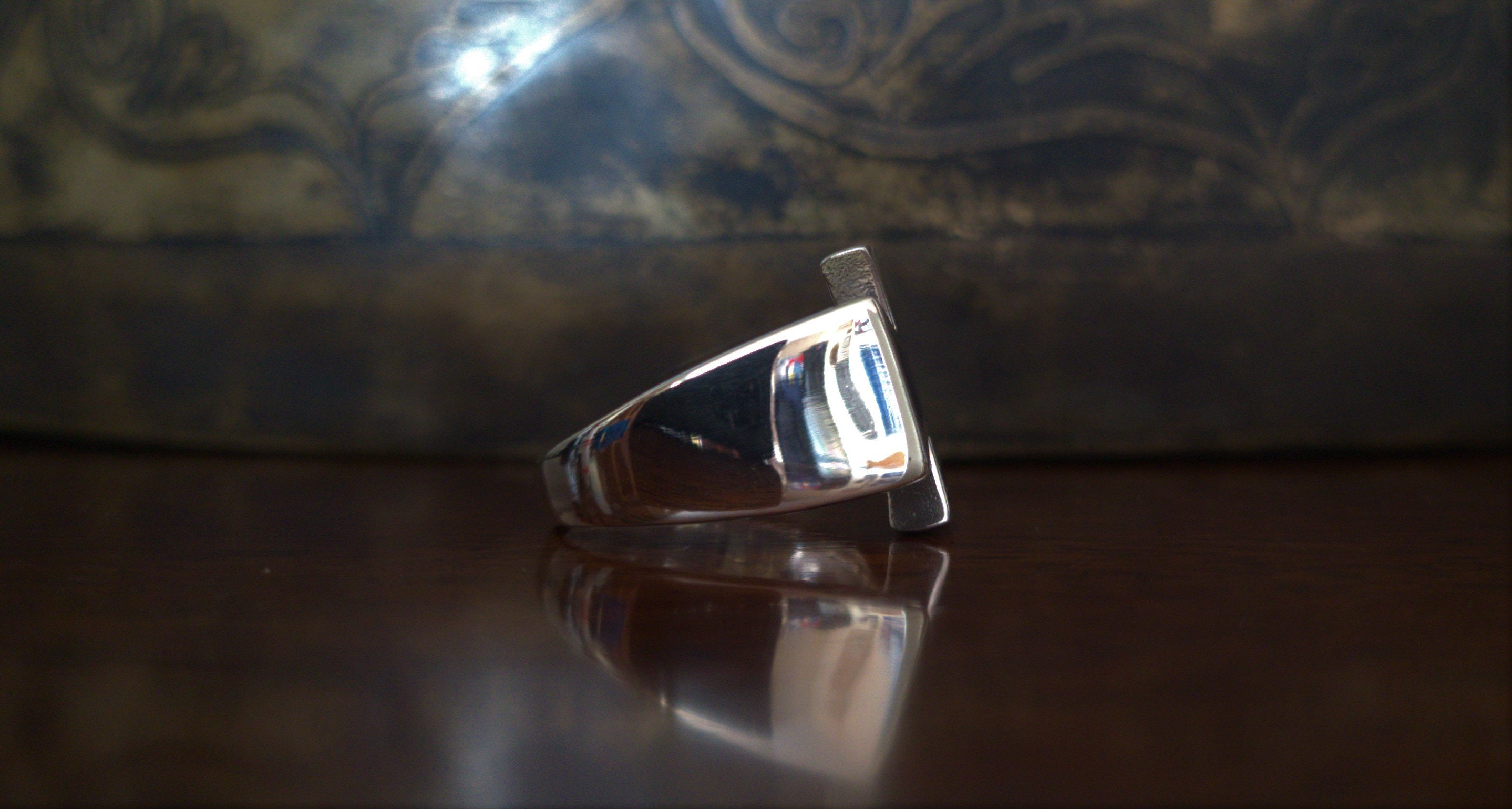 925 Sterling Silver Iron Cross Ring - Etsy