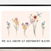 We All Grow at Different Rates, Growth Mindset Poster, Classroom Decor ...