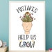 Mistakes Help Us Grow, Growth Mindset, Classroom Poster, School ...
